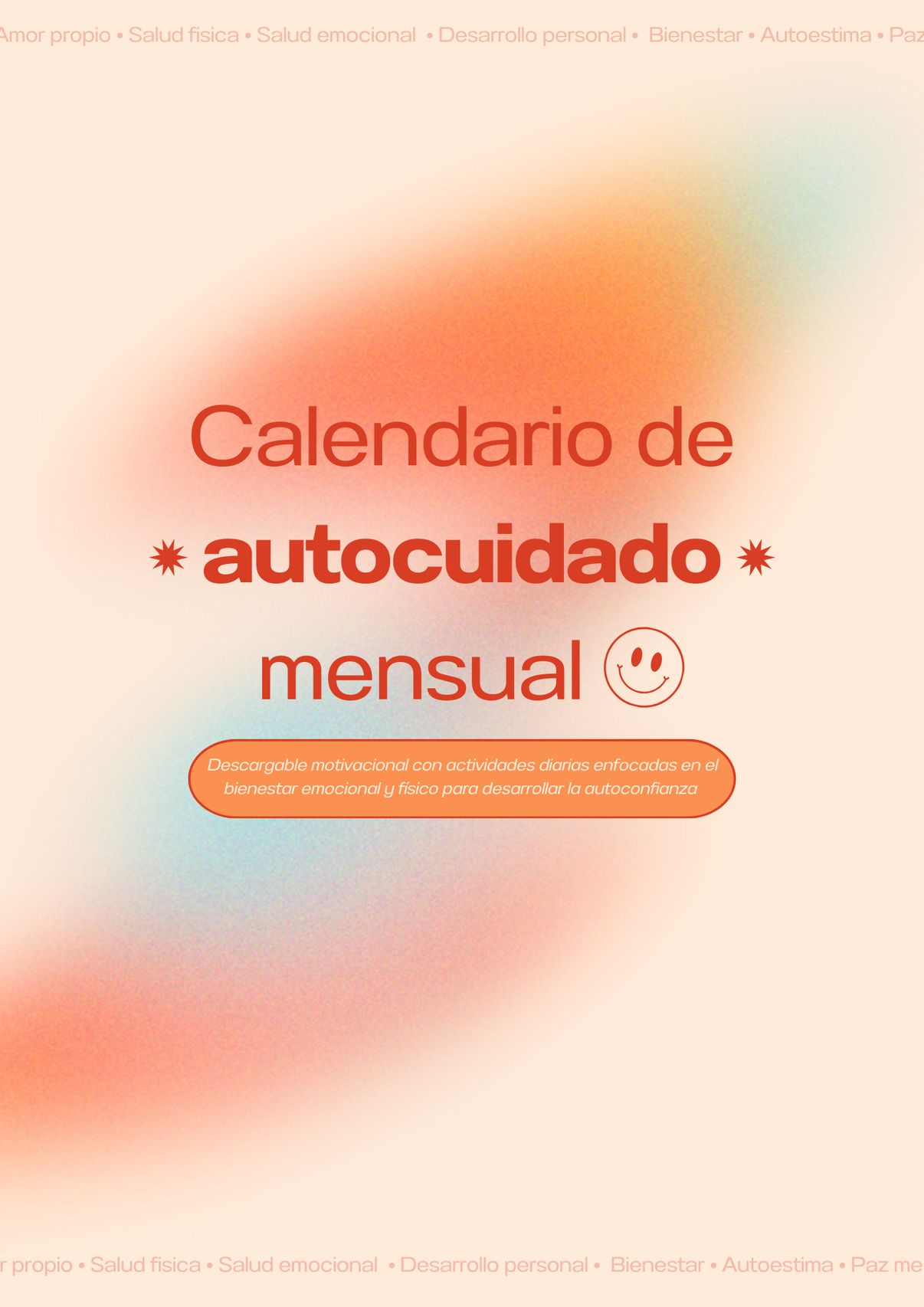 Calendario mensual de autocuidado🫰🏻 – OreoShop